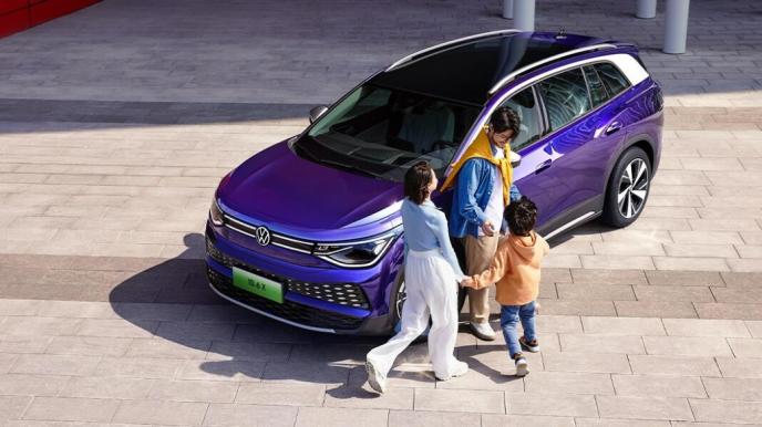 ID6X怎么样？6/7座大空间，MEB平台大众新能源汽车真香！-商业-金融界